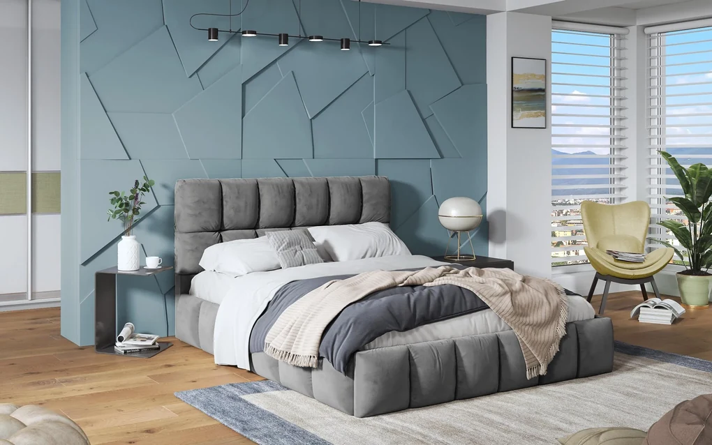 Тапицирана спалня за матрак 180/200 Фиорела | BIANO