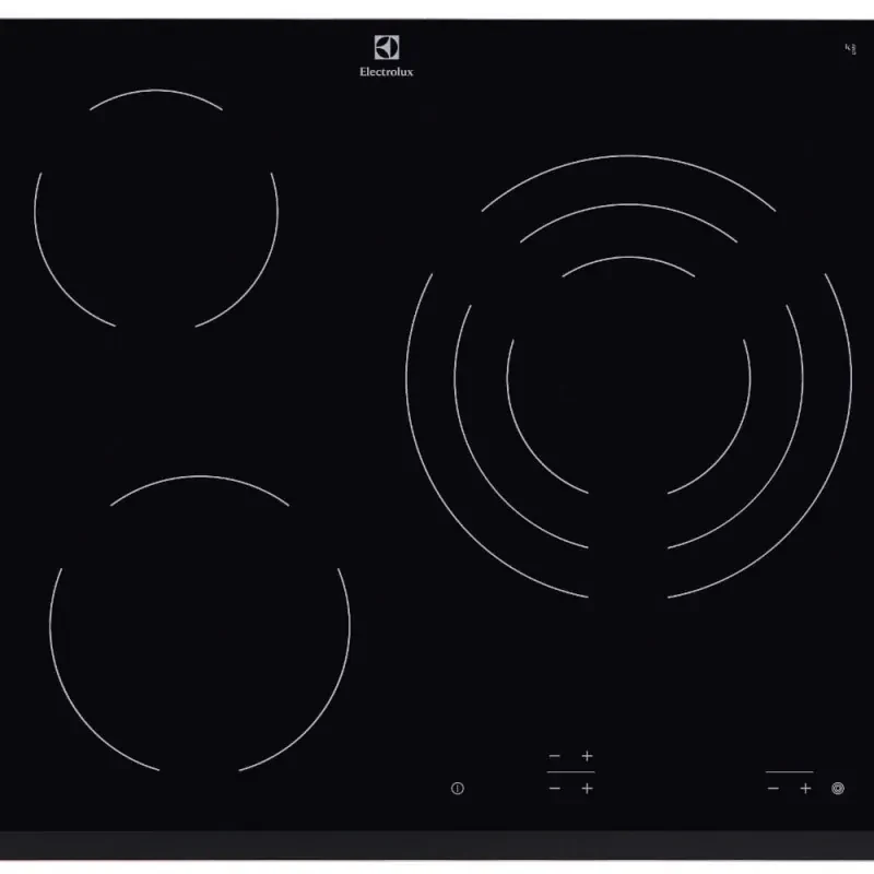 Керамичен плот за вграждане Electrolux EHF6232FOK, 5700W, 60 см, Три ...