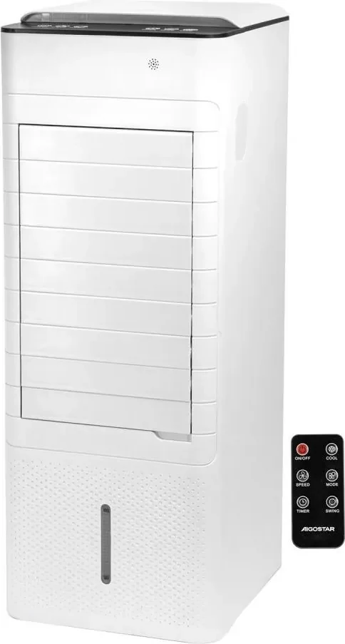 Aigostar - Охладител за въздух 80W/230V бял + дистанционно управление ...