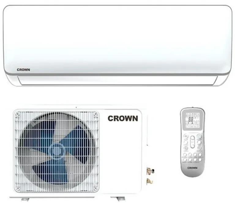 Инверторен Климатик Crown CIT-12FO62AS, 12000 BTU, A++, Самопочистване ...