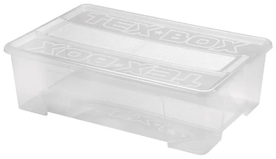 Кутия за съхранение TEX BOX 28 л прозрачна | BIANO