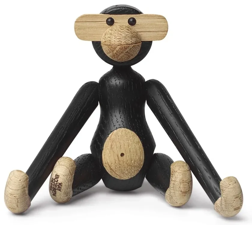Статуетка за окачване от масивно дъбово дърво Monkey - Kay Bojesen ...