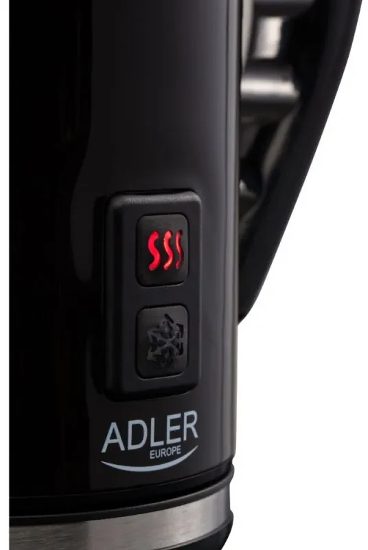 Уред за разпенване на мляко Adler AD 4478, 500W, 240 мл, Незалепващо ...