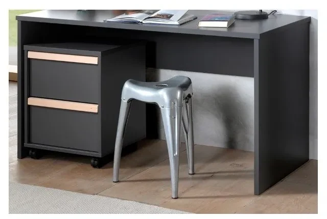 Тъмносиво детско шкафче 48x60 cm London – Vipack | BIANO