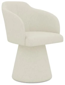 Кремав тапициран трапезен стол Kanoa – Makamii | BIANO