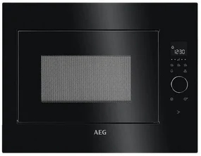 Микровълнова фурна за вграждане AEG MBE2658SEB, 26 л, 900 W, 5 нива ...